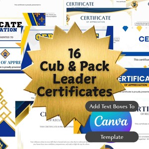 cub certificates