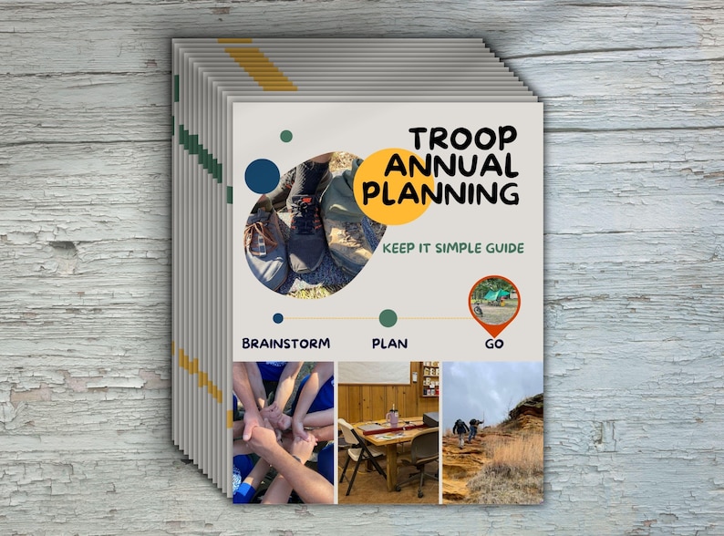 Annual Planning Guide Scout Troop Program Checklist Calendar Event Plan ...