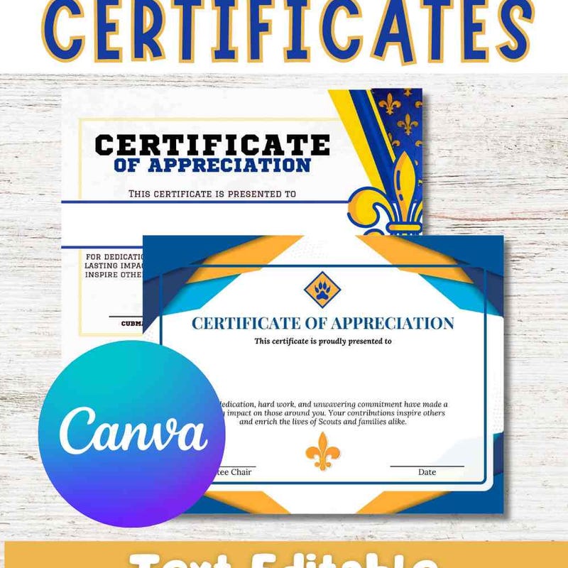 Cub Scout Awards - Etsy