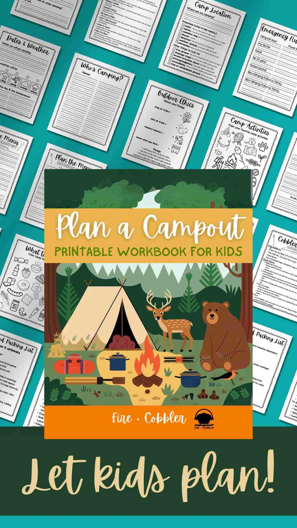 Kids Campout Planner: Printable Adventure Workbook for Scouts, Family Camping Trip Checklist ...