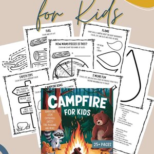 Campfire for Kids PDF Download | Fire Safety STEM Activity | Camping ...