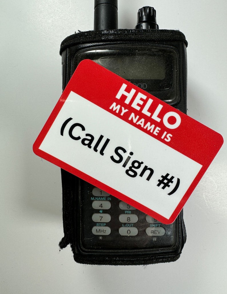 HAM Radio Sticker Amateur Radio Operator Decal Vinyl Radio Enthusiast Sticker Radio Gear Custom ...