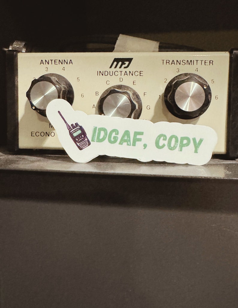 HAM Radio Sticker Amateur Radio Operator Decal Vinyl Radio Enthusiast ...