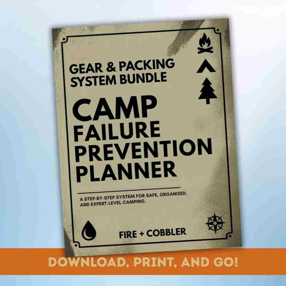 Camping Gear and Packing Bundle, Minimalist Checklist, Car Camping ...
