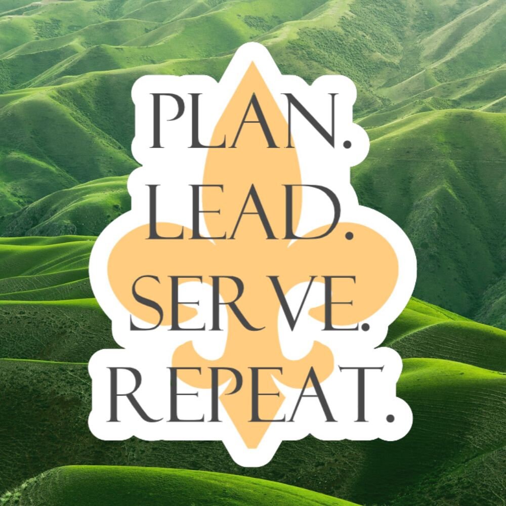 Plan Lead Serve Repeat Sticker Leader Motivational Inspirational Laptop ...