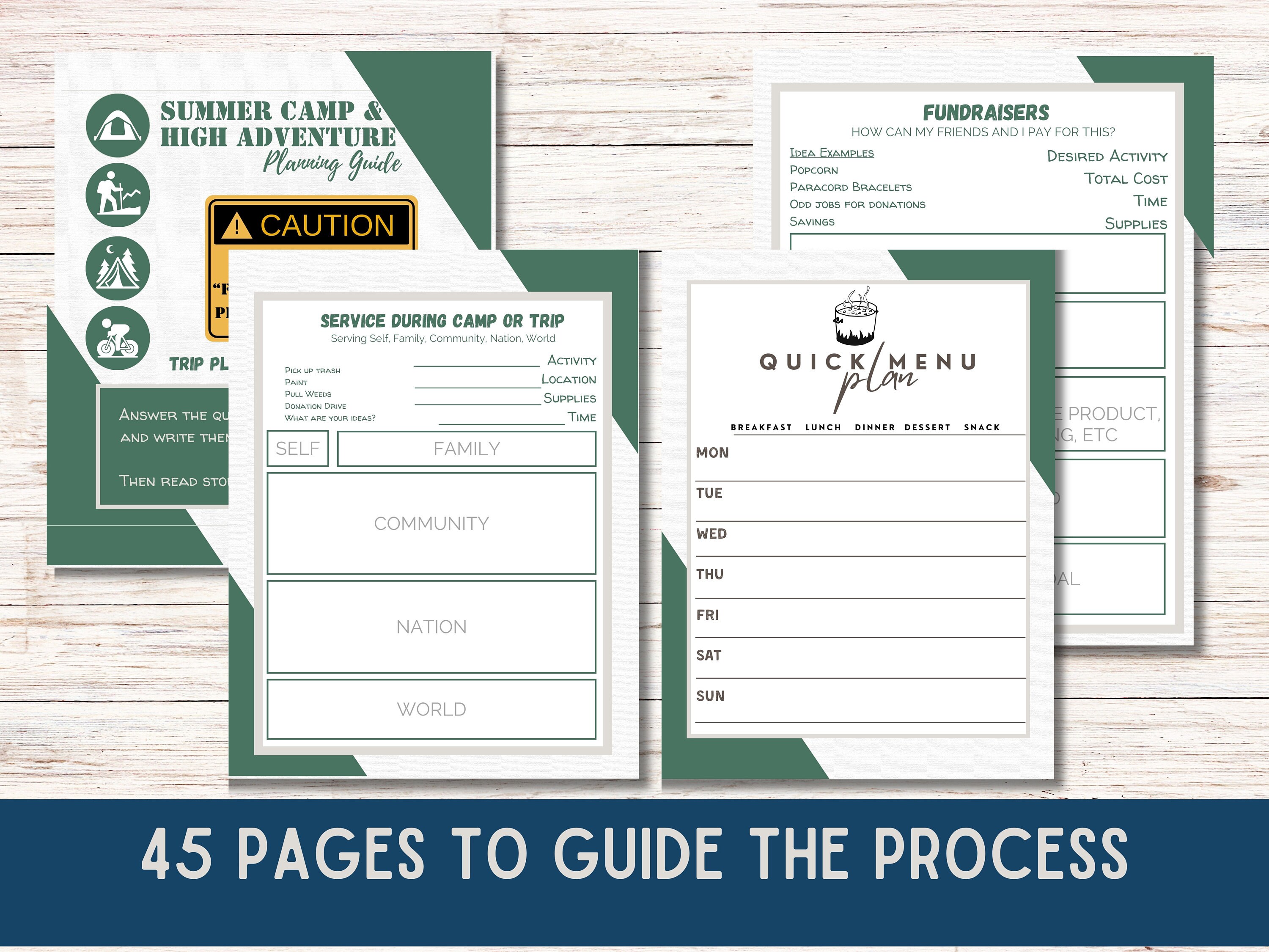 Summer Camp High Adventure Planning Guide Outdoor Older Teen Resource ...