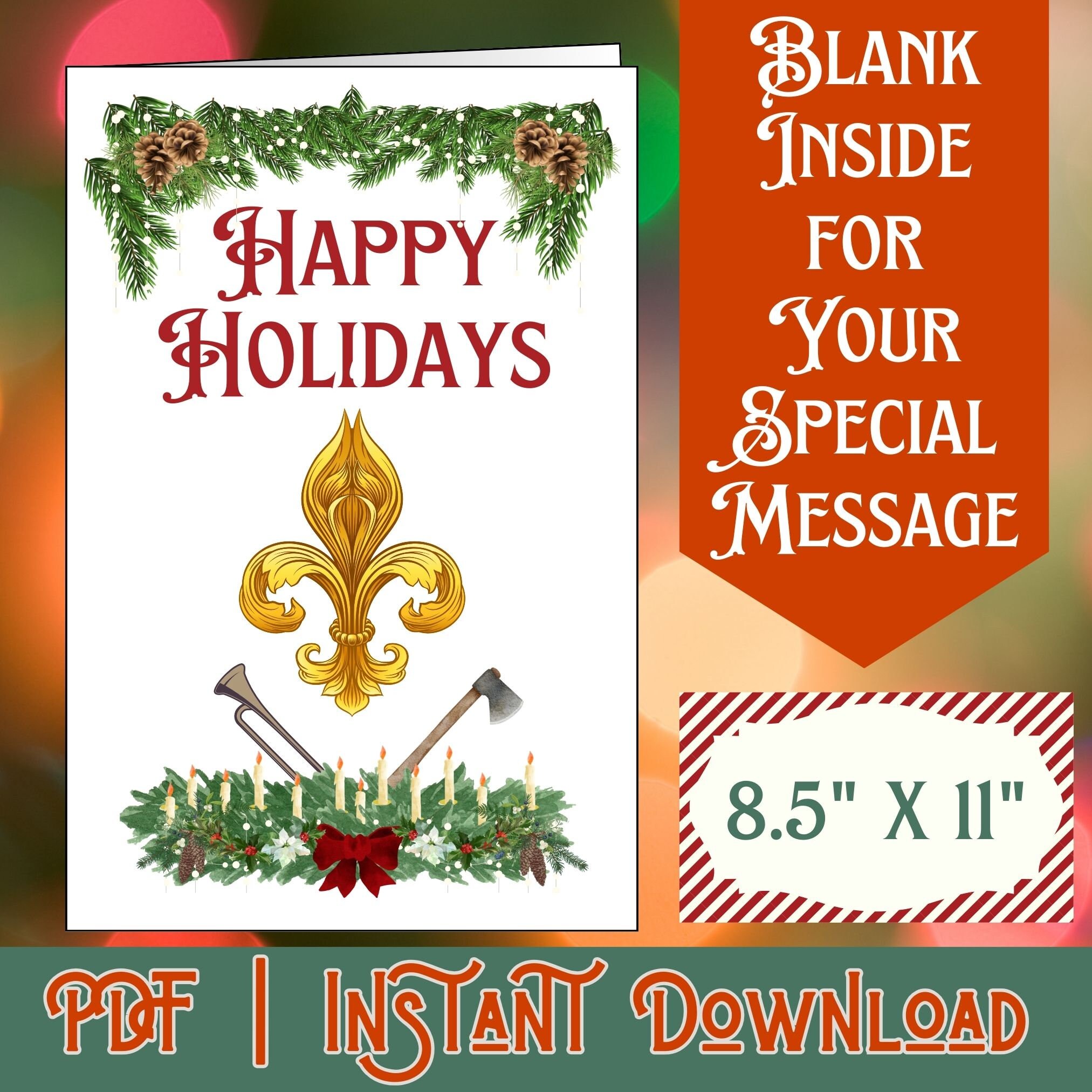 Scout Printable Holiday 3 Card Bundle Scout Leader Appreciation Troop ...