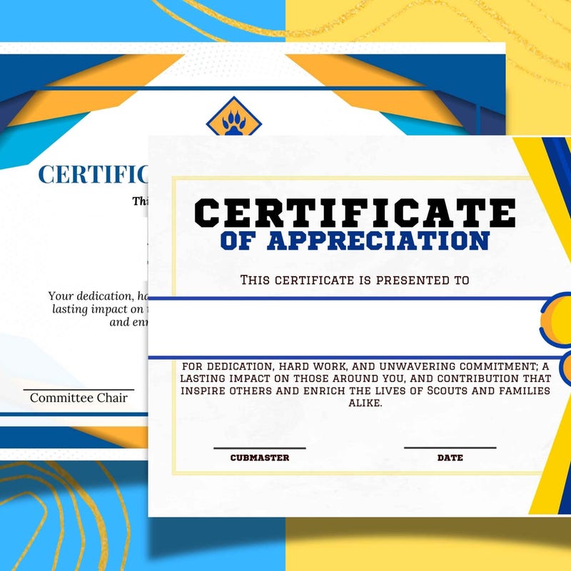 Cub Scout Printables - Etsy