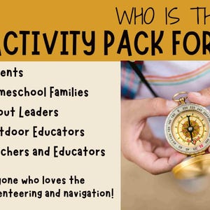 Navigation Skills Activity Workbook for Kids Map Reading Compass ...