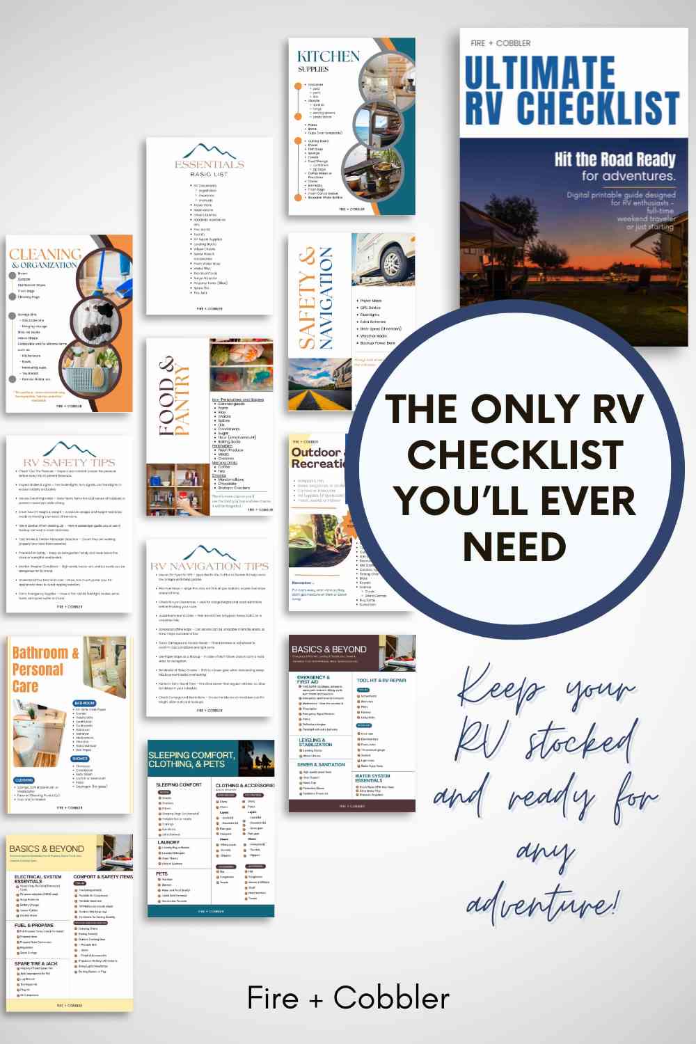 Ultimate RV Checklist: Digital Printable Camper Prep Guide (digital ...