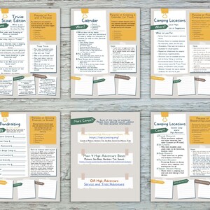 Annual Planning Guide Scout Troop Program Checklist Calendar Event Plan ...