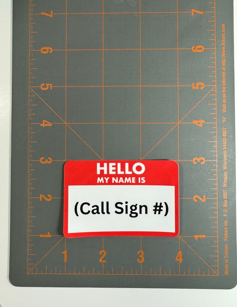 HAM Radio Sticker Amateur Radio Operator Decal Vinyl Radio Enthusiast Sticker Radio Gear Custom ...