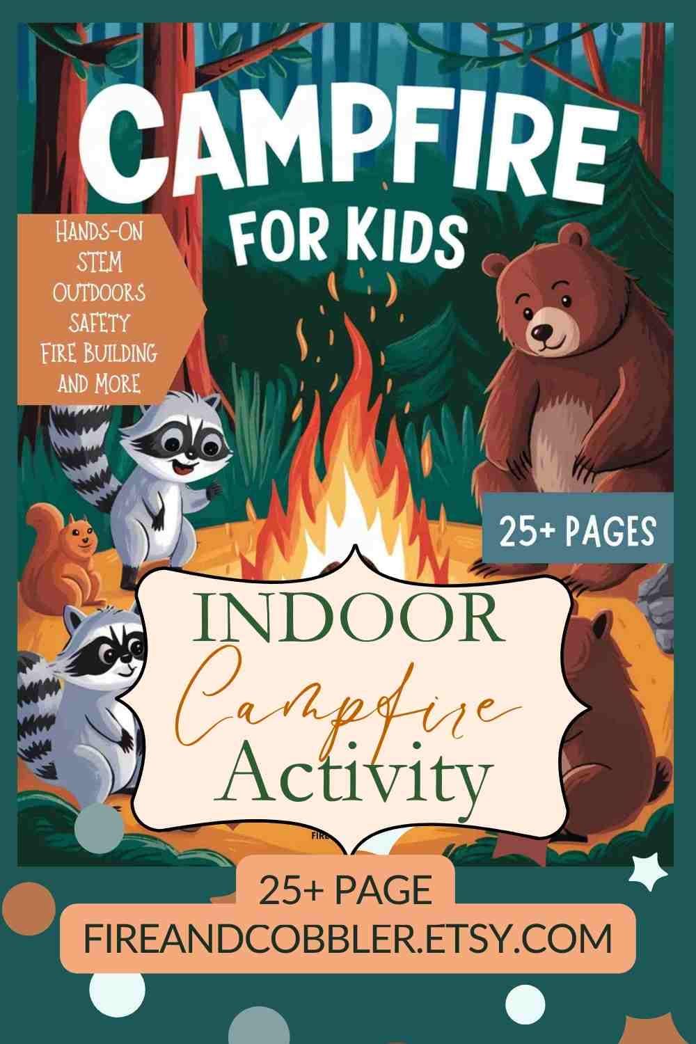 Campfire for Kids PDF Download | Fire Safety STEM Activity | Camping ...