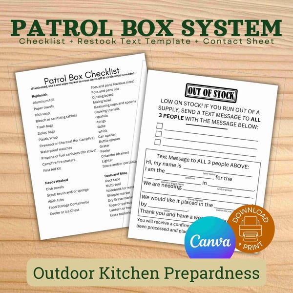 Chuck Box Camp Kitchen - Etsy