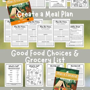 Kids Campout Planner: Printable Adventure Workbook for Scouts, Family ...