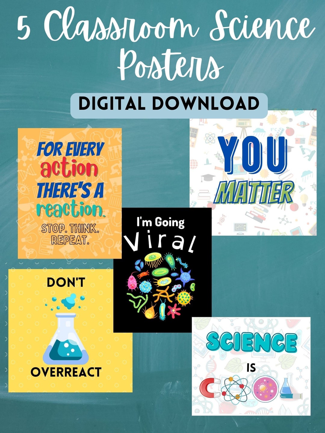 Classroom Science Posters - Etsy