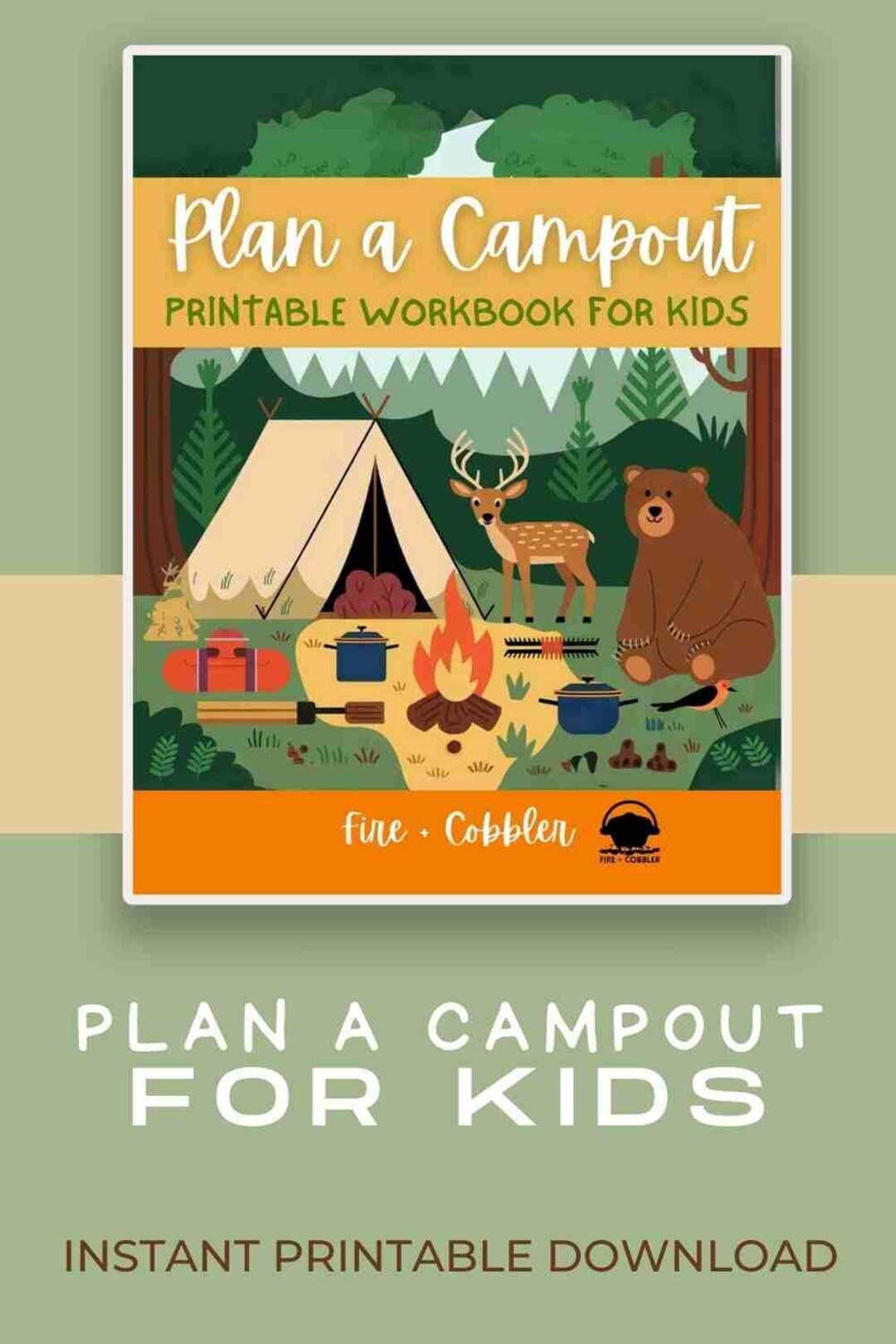 Kids Campout Planner: Printable Adventure Workbook for Scouts, Family ...