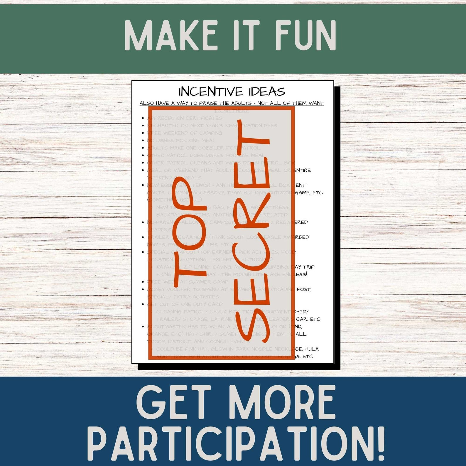 Fundraising Booth Guide for Troop Unit Ideas Youth Event Plan for Any ...