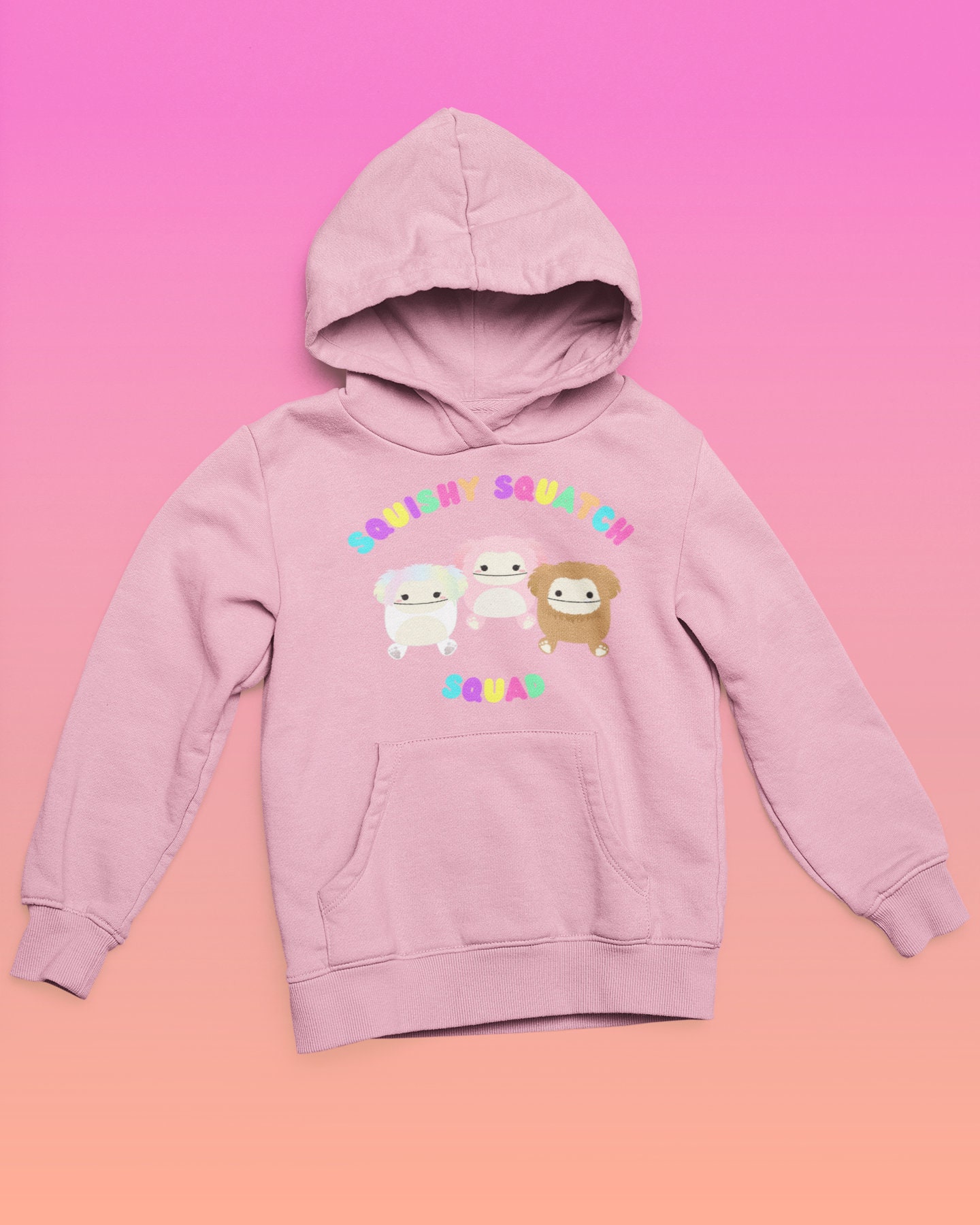 Squish Squatch Squad Hoodie Kids Squishmallow Shirt - Etsy