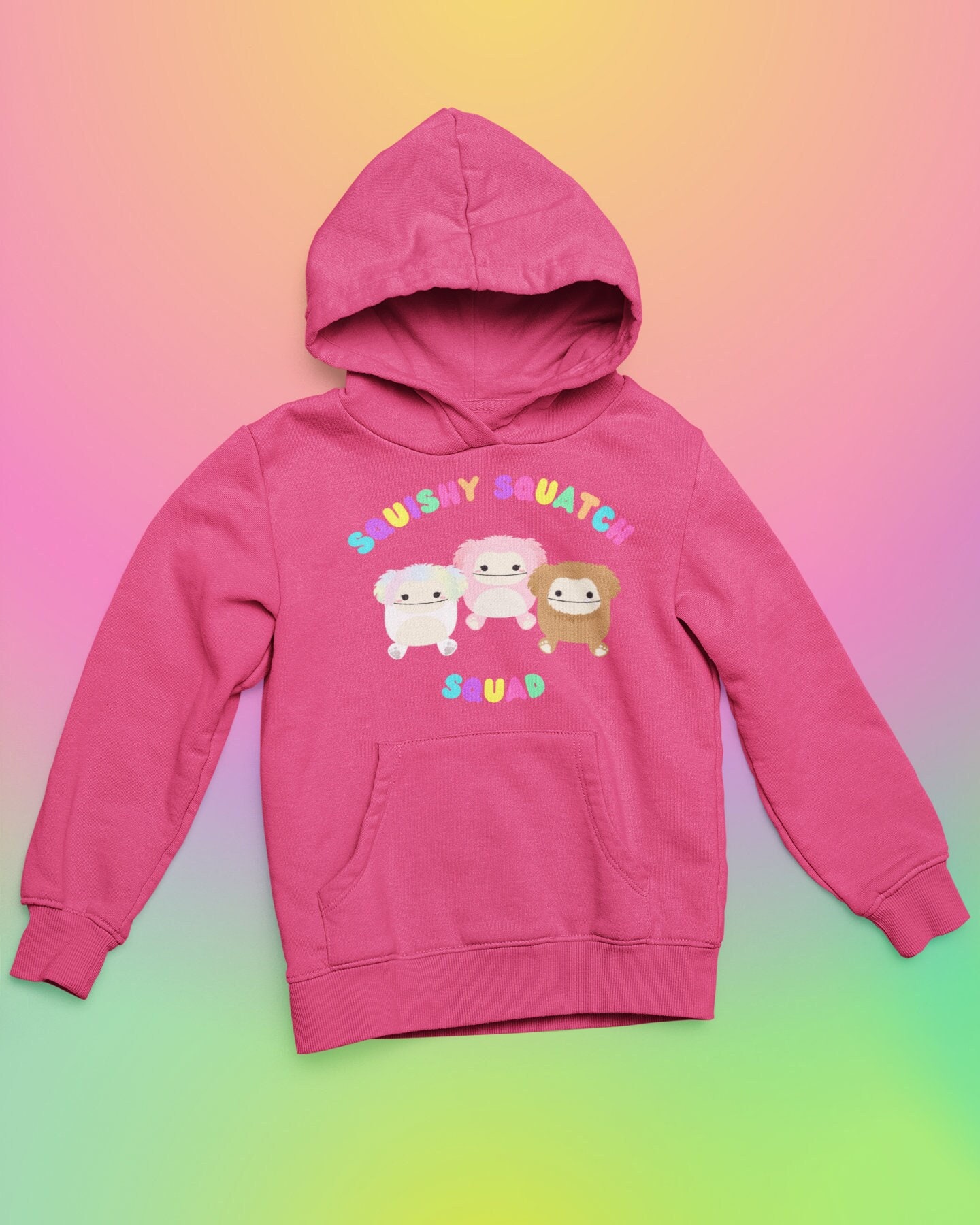 Squish Squatch Squad Hoodie Kids Squishmallow Shirt - Etsy