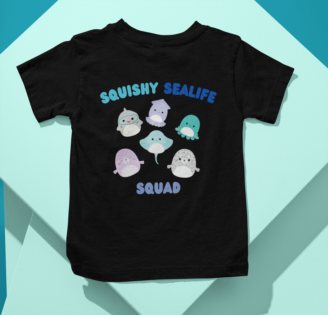 Squishmallow Sealife Squad Kids Tshirt - Etsy