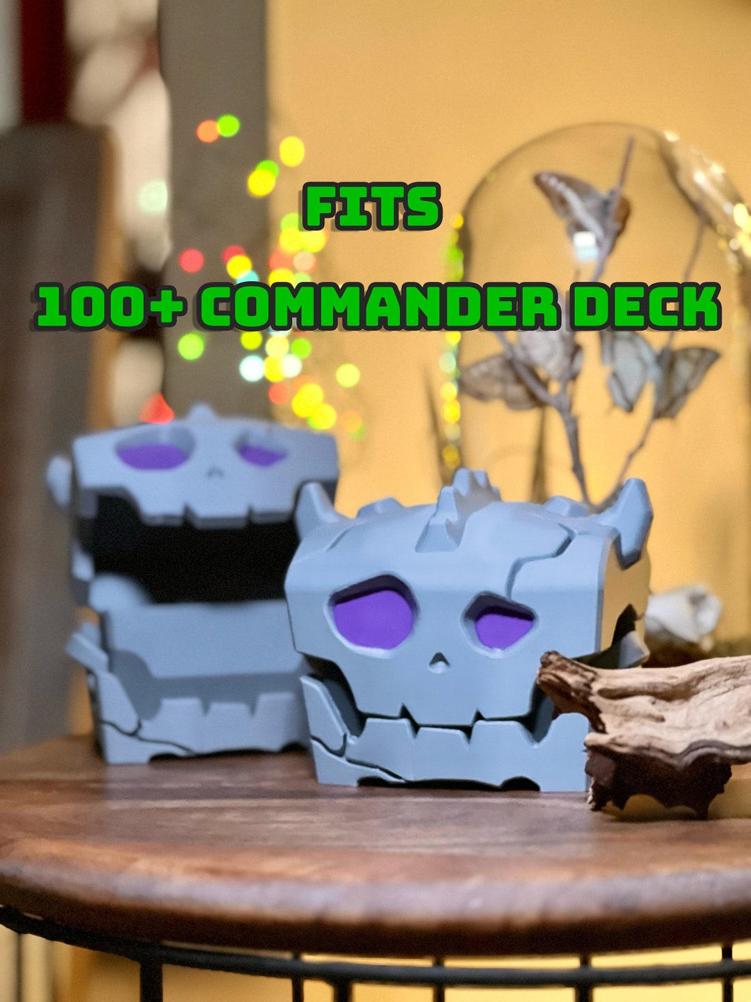 Stone Skull GOBLIN Deck Box Fits Magic, Yu Gi Oh, Lorcana and More - Etsy