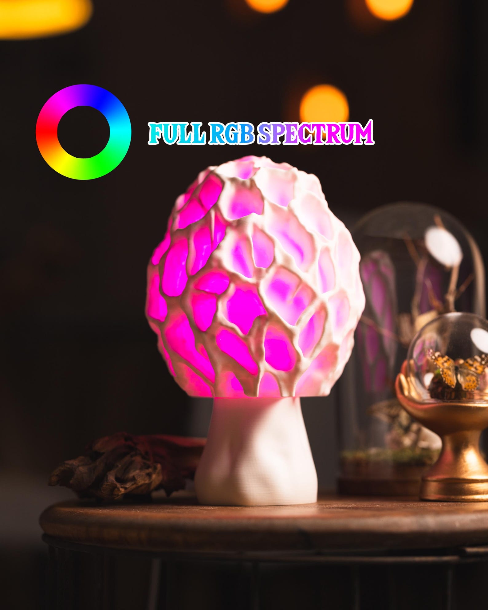 Cottagecore Morel Mushroom Lamp - Etsy