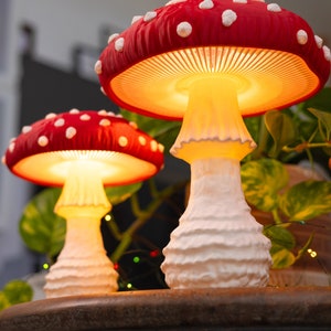 Cottagecore Mushroom Lamp - Etsy