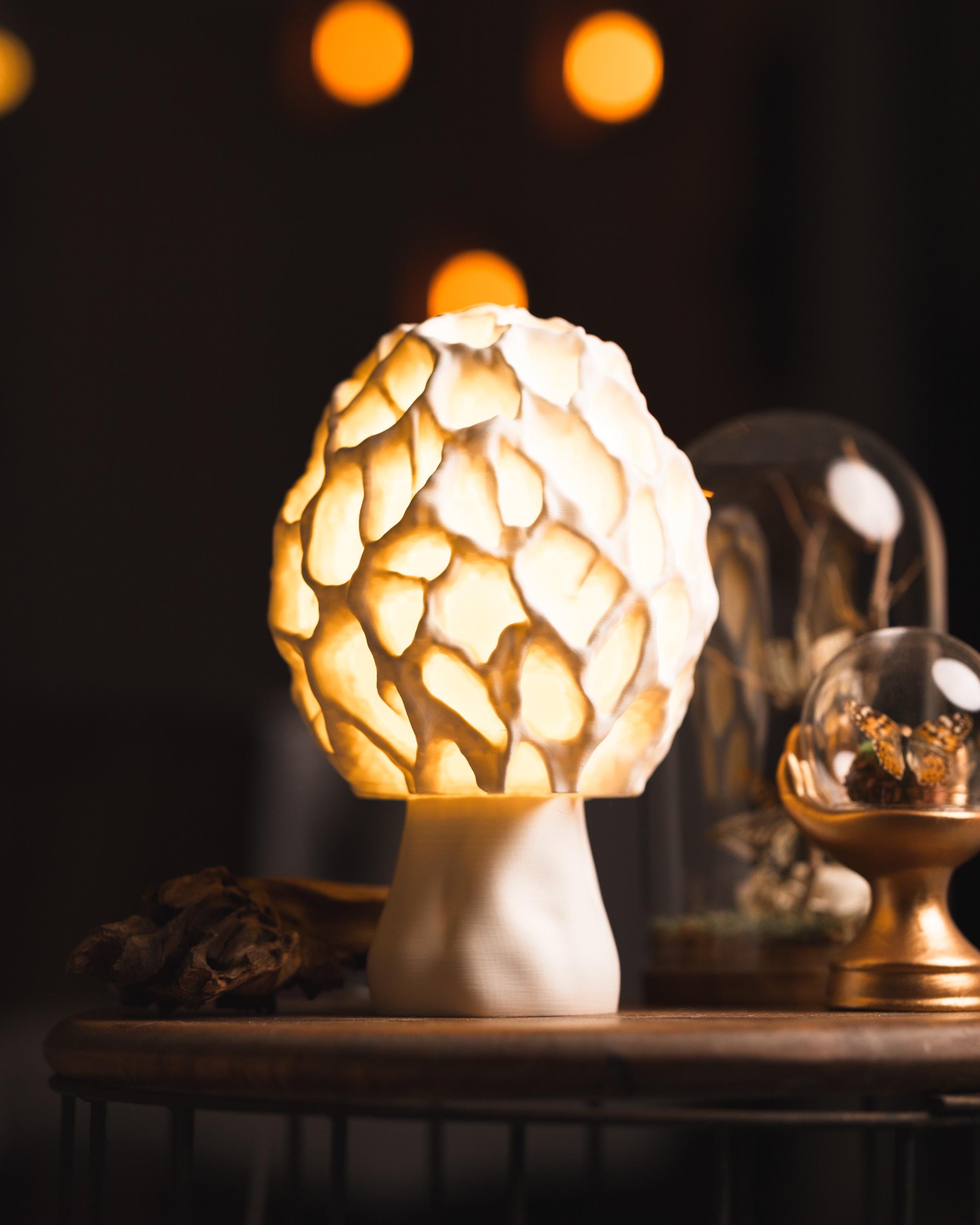 Cottagecore Morel Mushroom Lamp - Etsy
