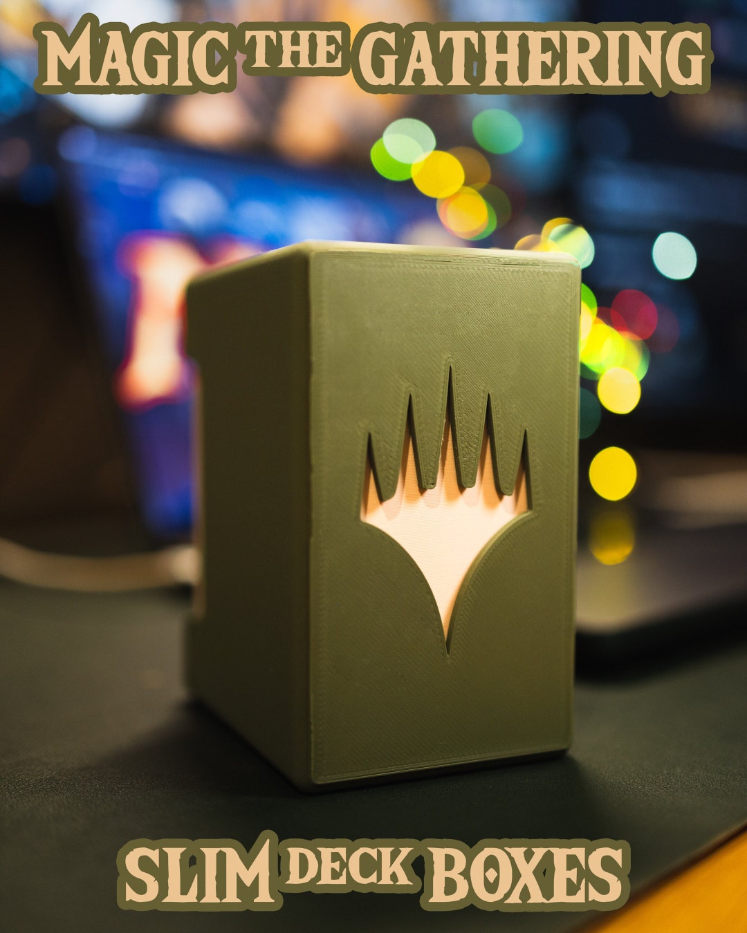 Slim Deck Box for Mtg Cards - Etsy