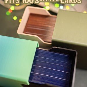 Slim Deck Box for Mtg Cards - Etsy