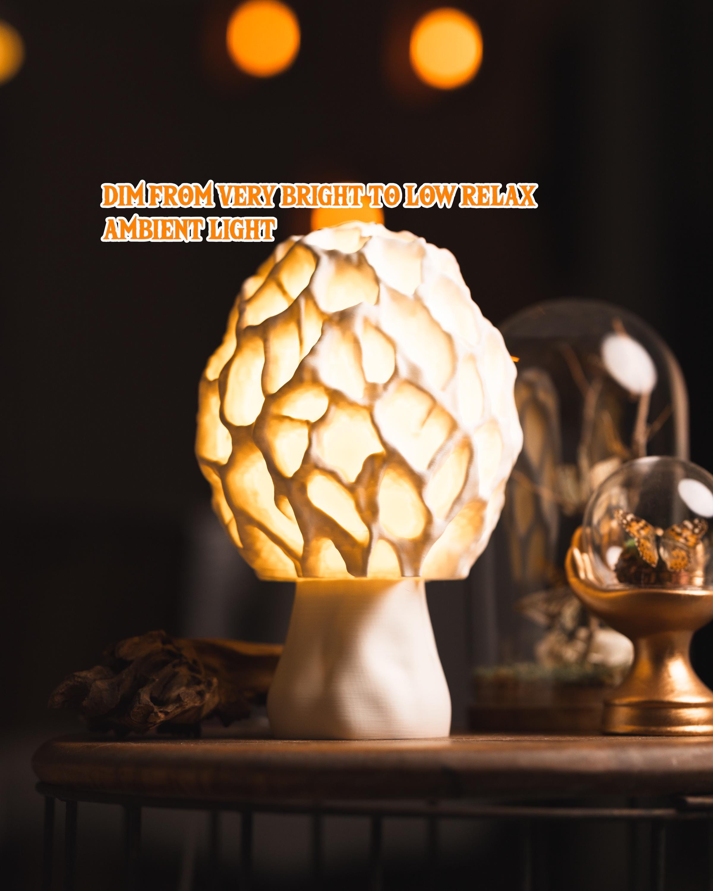 Cottagecore Morel Mushroom Lamp - Etsy