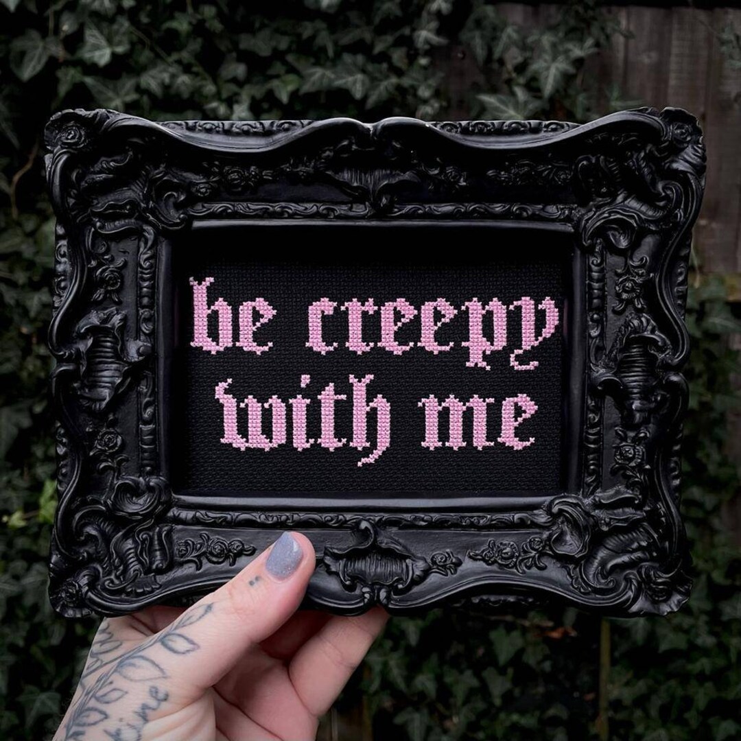Be Creepy With Me PRINT Love, Anniversary, Wedding Gift, Valentines Day ...