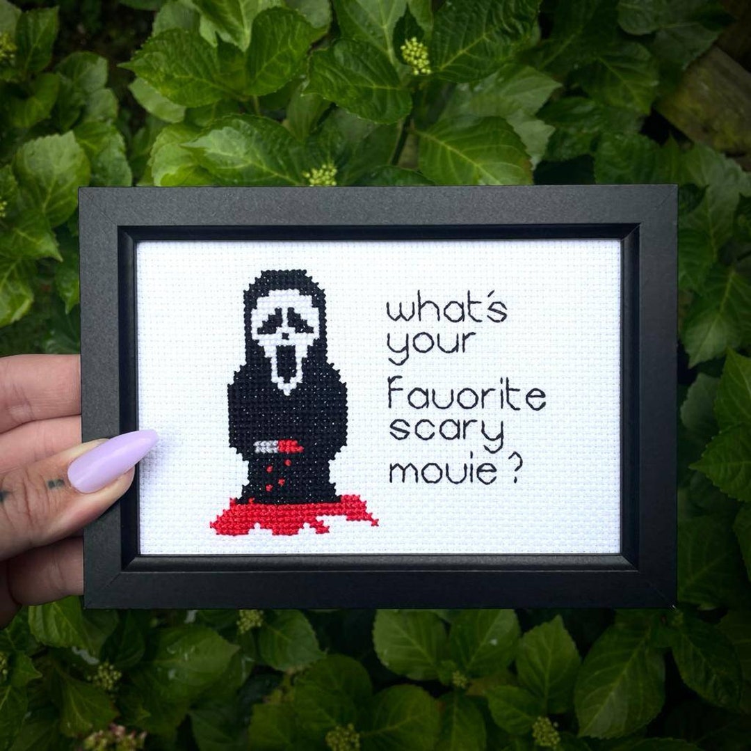 Horror Cross Stitch, Serial Killer, Goth, Emo, Gothic, Witch, Scary - Etsy