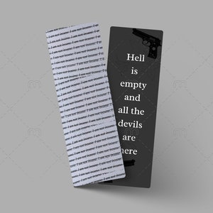 Shatter Me Inspired Bookmarks Digital Download, Unique Bookmarks, Book ...