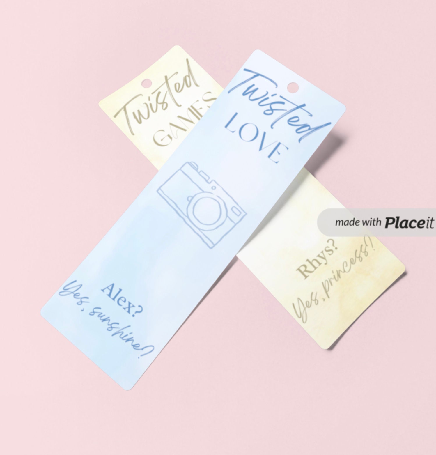 Twisted Series Printable Bookmarks, Set of 4, Downloadable, Booktok ...