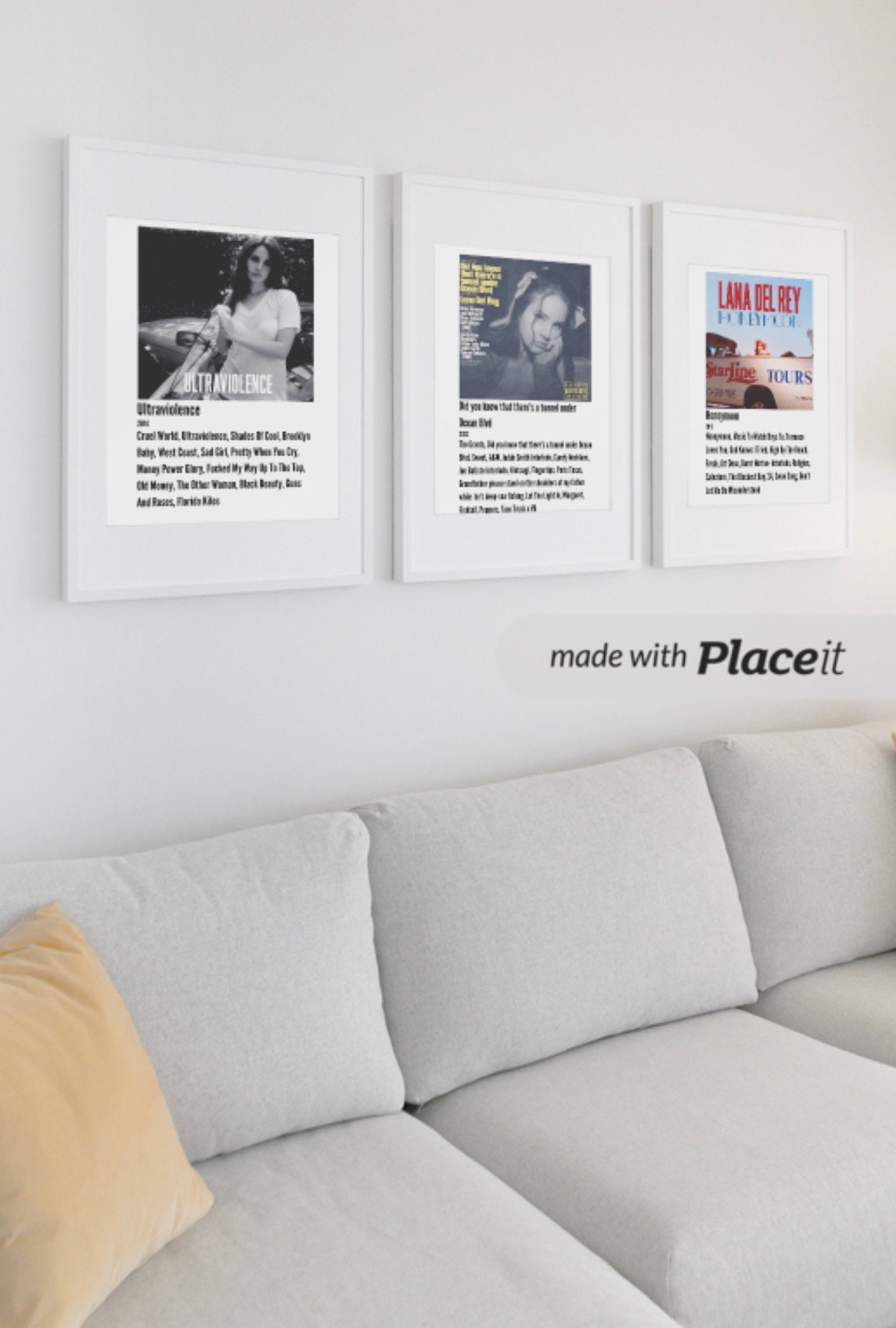 Lana Del Rey Printable Posters, Instant Download, Music Wall Art ...