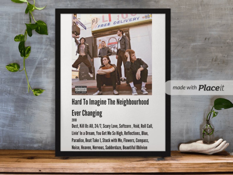 The Neighbourhood Posters Bundle, Aesthetic Wall Art Set of 4, Instant ...