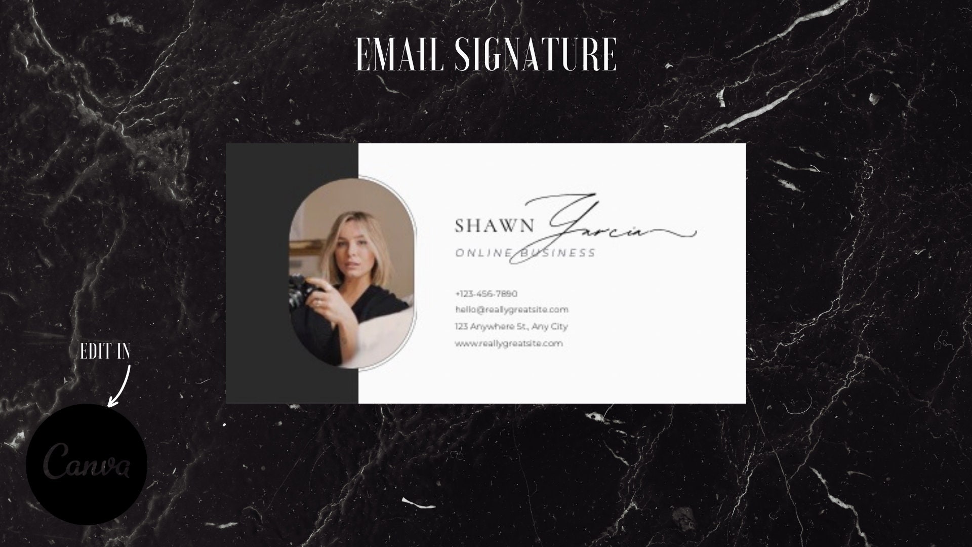 Email Signature Template - Etsy