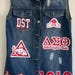 Delta Sorority, Vintage Jackets for Women, Jean Jackets, DST Jean ...