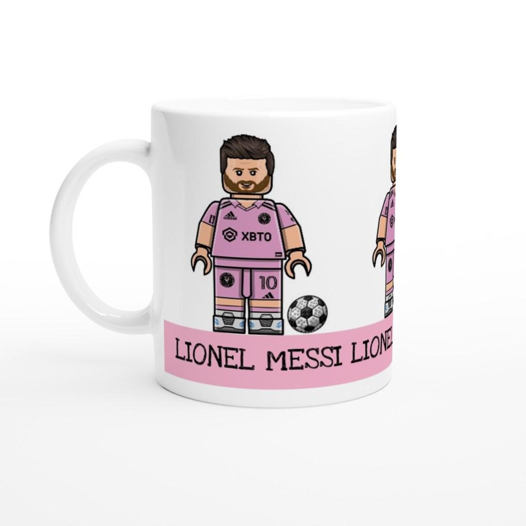 Lionel Messi Inter Miami Lego Football Mug - Etsy