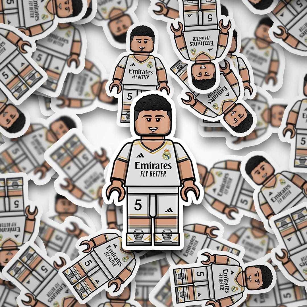 Jude Bellingham Sticker Lego Jude Bellingham Lego Real Madrid Sticker ...