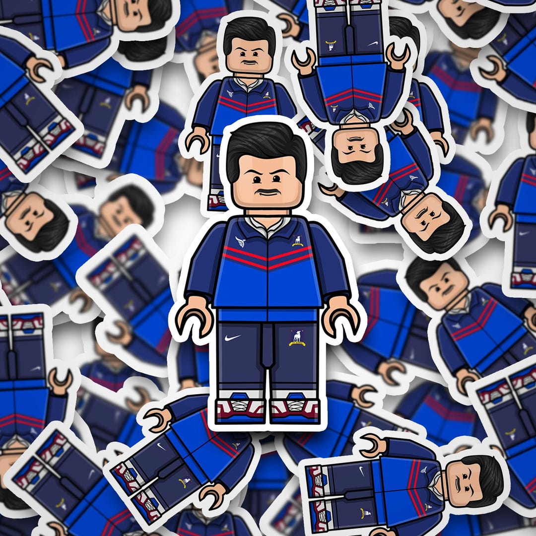 Ted Lasso Sticker Magnet Lego Gift - Etsy