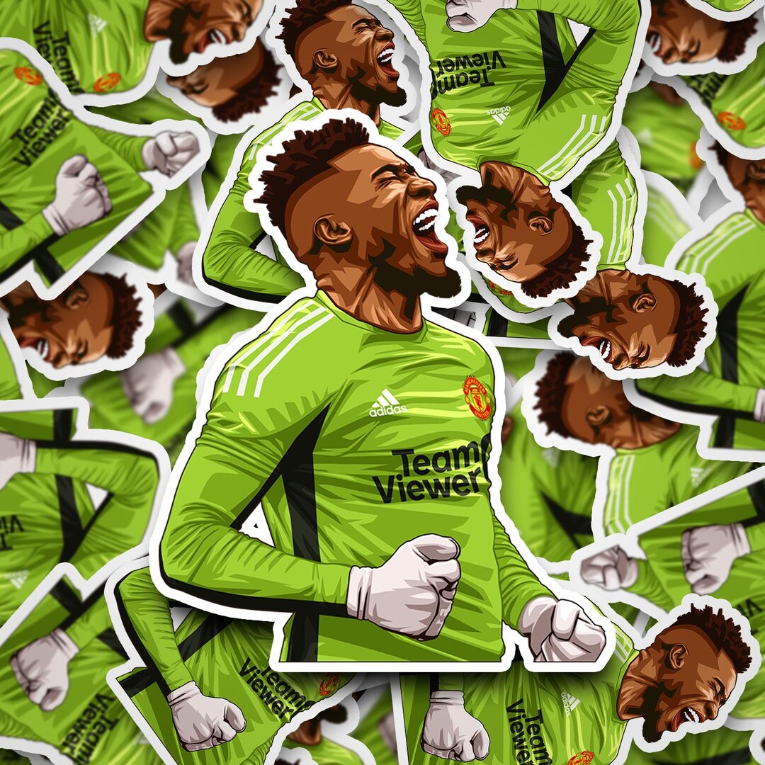 Andre Onana Sticker Manchester United Sticker - Etsy