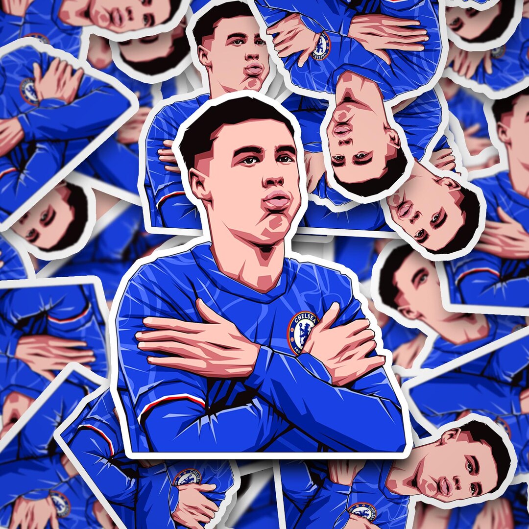 Cole Palmer Sticker Chelsea FC Sticker - Etsy
