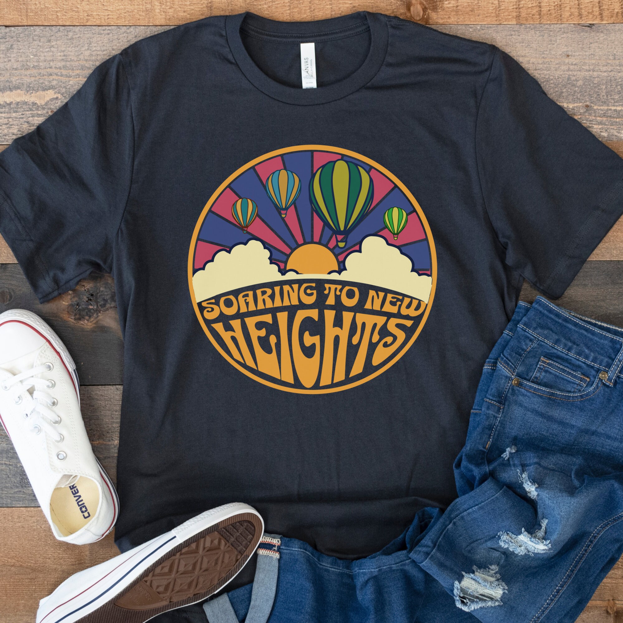 Soaring to New Heights Hot Air Balloon T-shirt, Albuquerque New Mexico ...