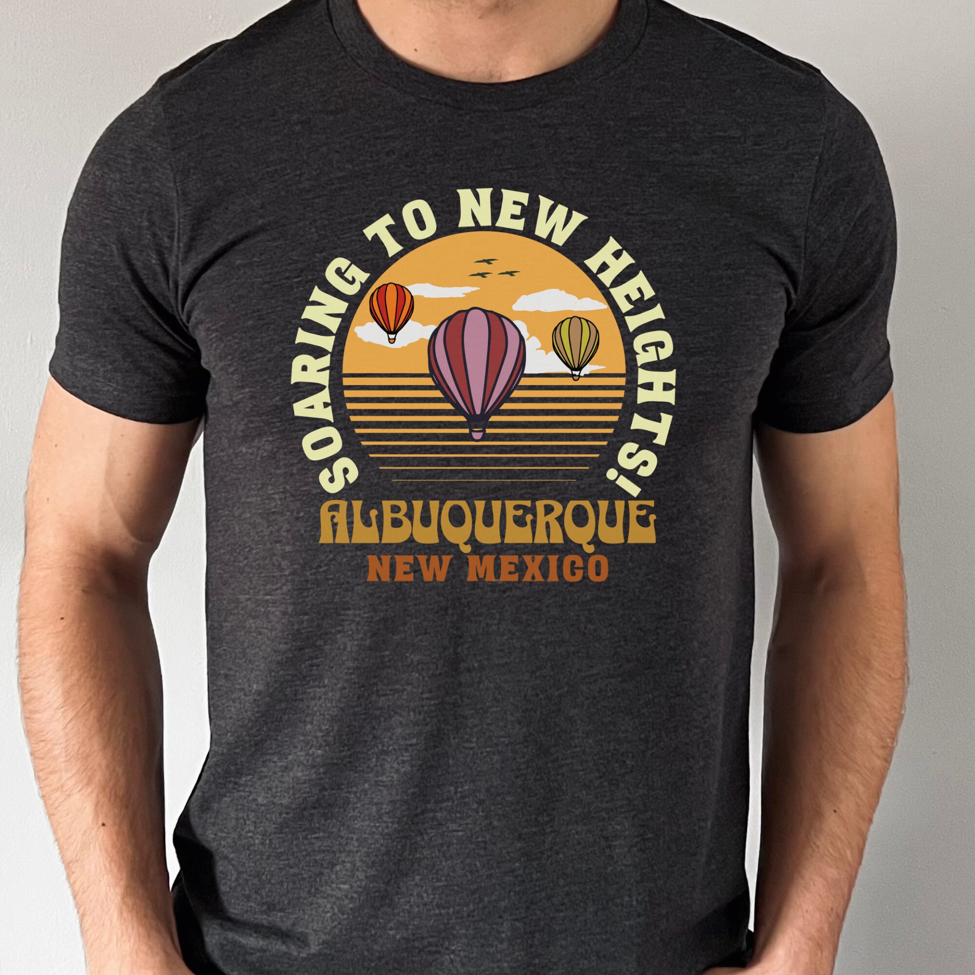 Soaring to New Heights Hot Air Balloon T-shirt Albuquerque - Etsy