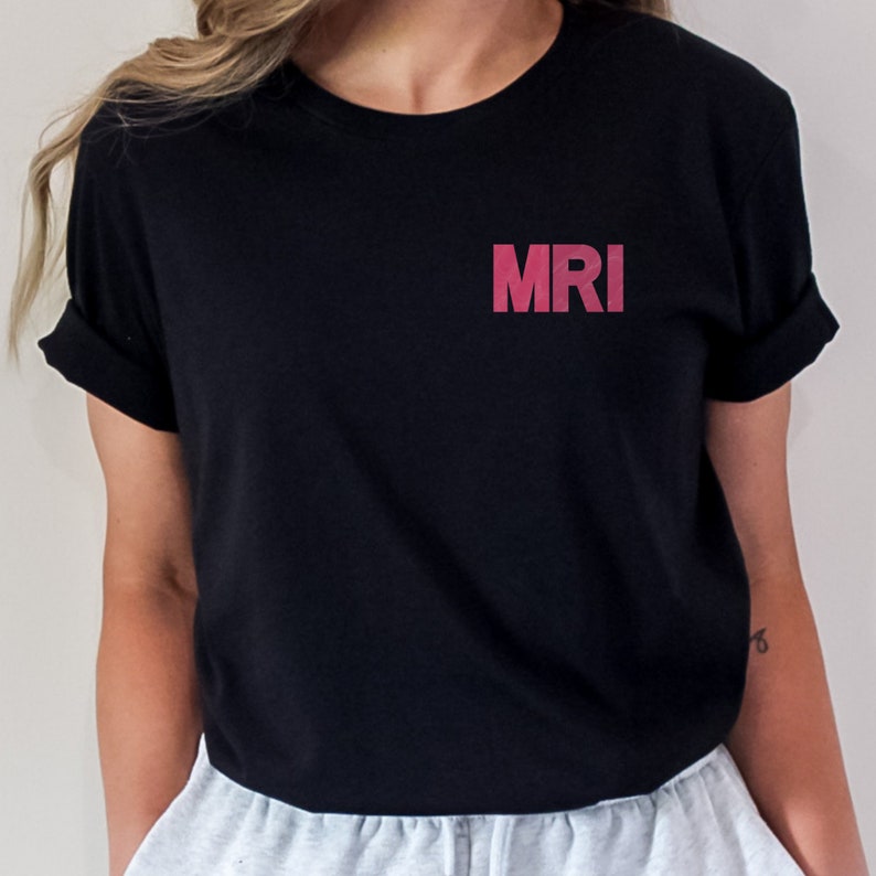 MRI Logo Pink Watercolor T-shirt, Magnetic Resonance Imaging Tshirt ...