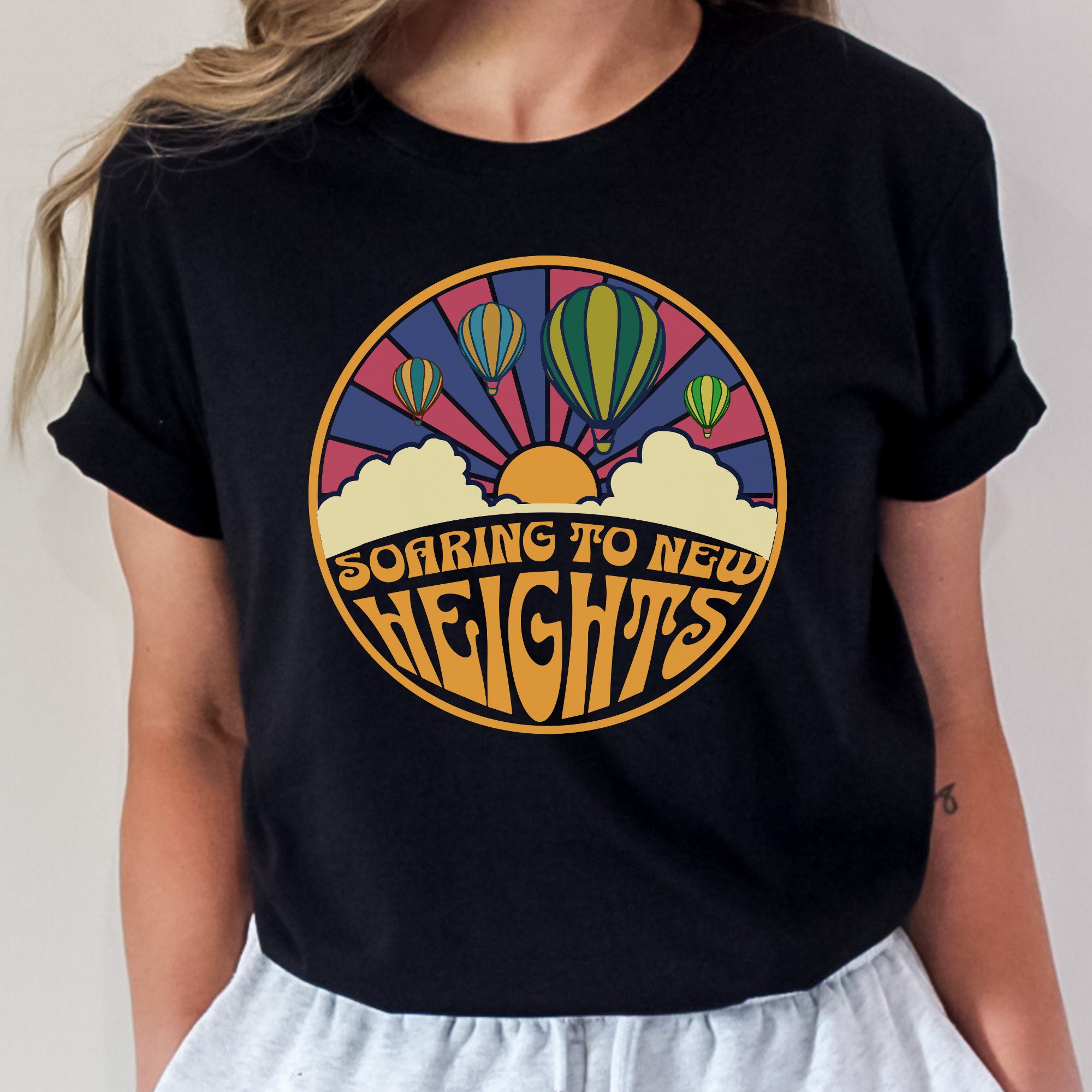 Soaring to New Heights Hot Air Balloon T-shirt, Albuquerque New Mexico ...