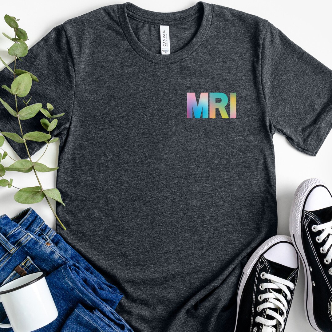 MRI Logo T-shirt, Magnetic Resonance Imaging Tshirt, MRI Tech Tee ...